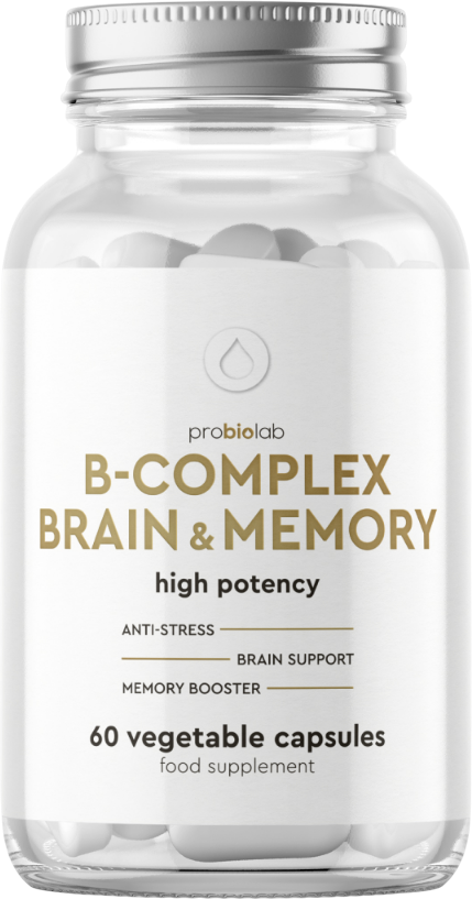 Probiolab Б-комплекс для улучшения памяти B-Complex Brain & Memory 60 Vcaps 50ml
