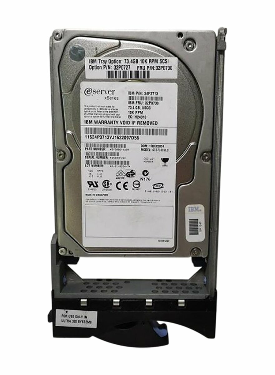 Жесткий диск IBM 73,4Gb 10000 U320SCSI 3.5" HDD 9V3006-039