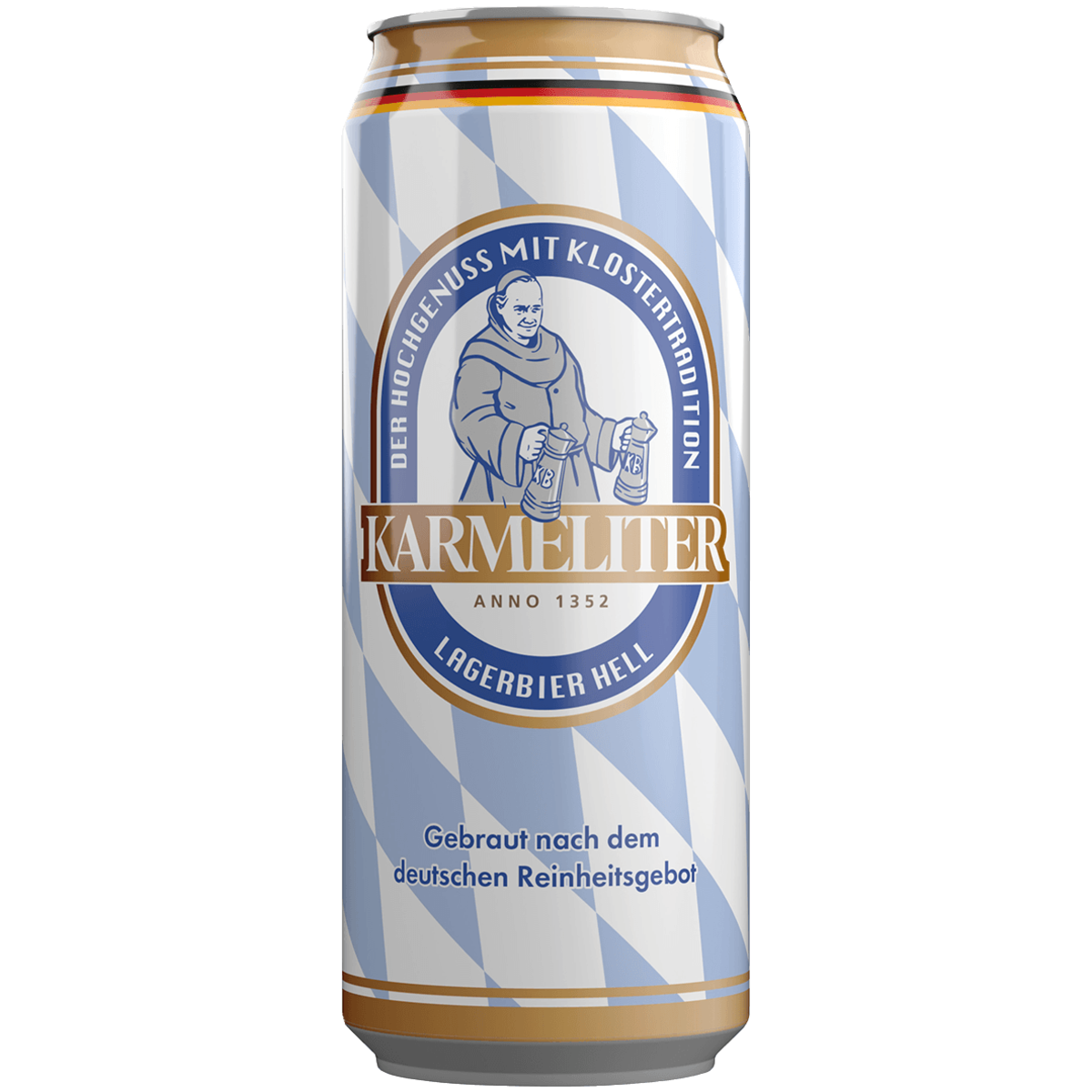 Пиво Karmeliter Lagerbier Hell светлое 0,5 л ж/б