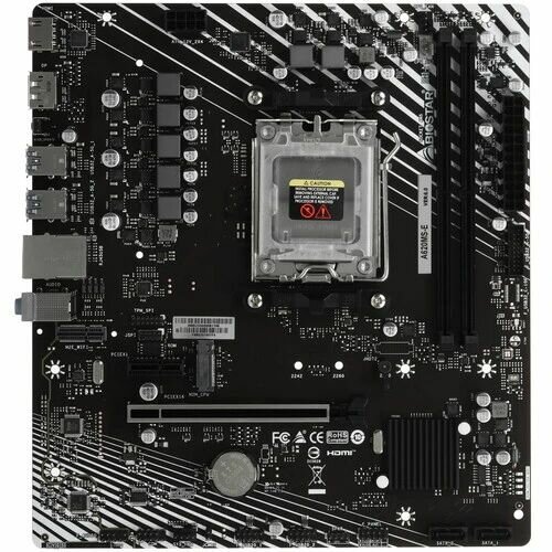 Материнская плата Biostar A620MS - AM5, AMD A620, 2xDDR5-5600 МГц, 1xPCI-Ex16, 1xM.2, Micro-ATX
