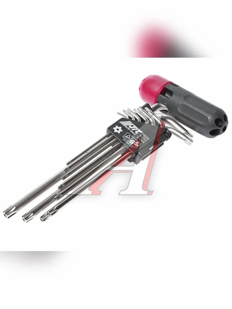 Г-образные ключи TORX JTC T10–T50, 9 шт, износостойкие