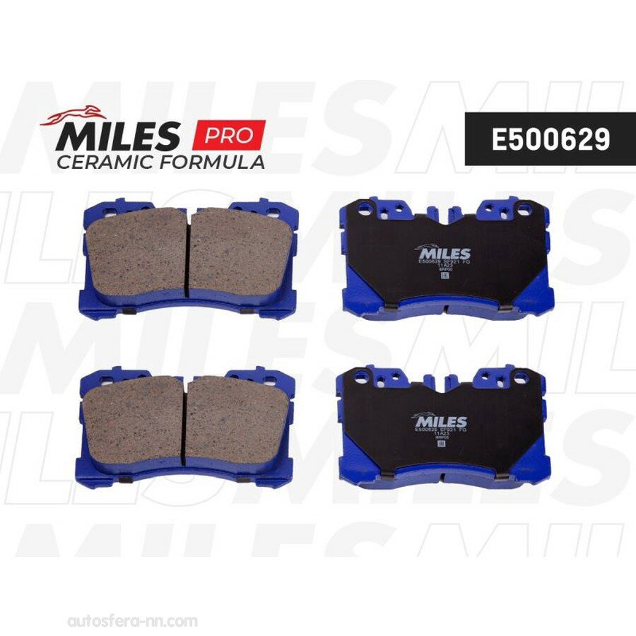 MILES E500629 Колодки тормозные LEXUS LS460-600 06- пер. Ceramic PRO