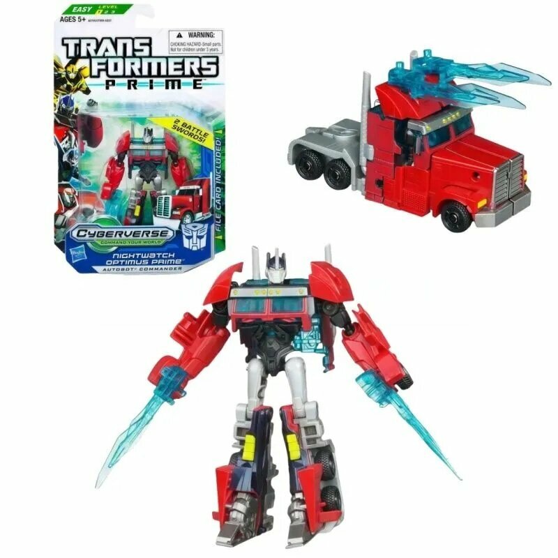 Трансформеры Игрушка хасбро Transformers Cyberverse Commander Nightwatch Optimus Prime Commander Action Figure