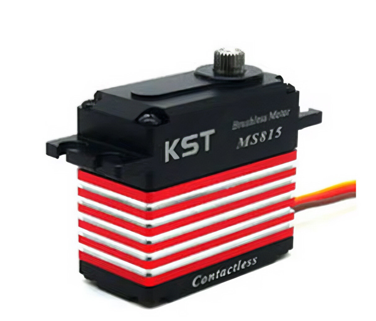 Сервопривод KST MS815 V8.0, 20 кгс·см@8.4В, алюминиевый корпус, 40.5×20×38мм, 70г, для RC-моделей