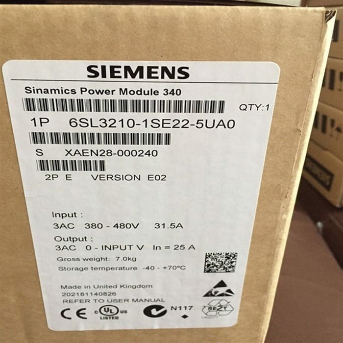 Модуль SIEMENS 6SL3210-1SE22-5UA0