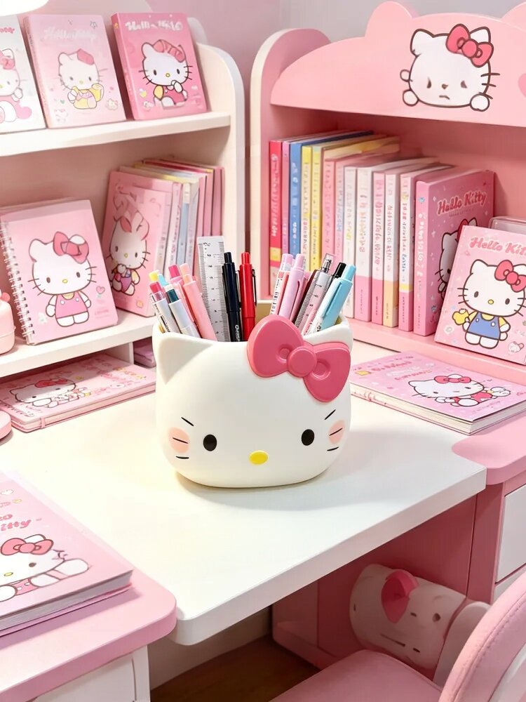 Органайзер хеллоу китти(Hello Kitty) подставка для ручек подставка для ручек органайзер для канцелярии хеллоу китти