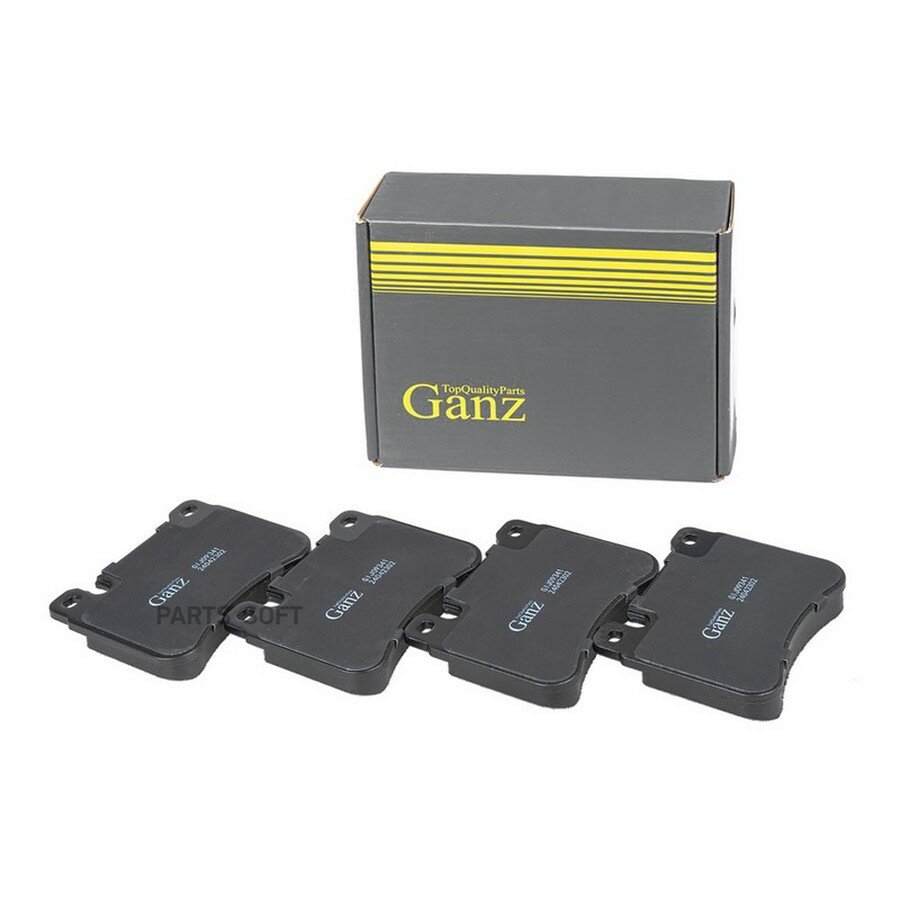 Колодки передние MB W203 GANZ GIJ09341 от официального дистрибьютора, GANZ, артикул GIJ09341