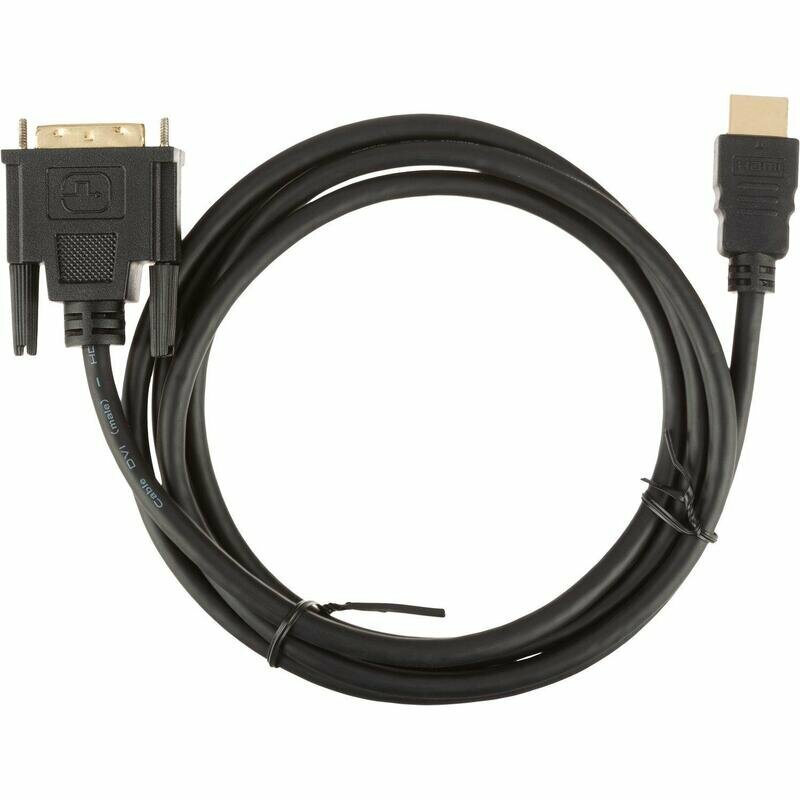 Кабель DVI-HDMI 1.4 M/M, 1.8м, чер (OAVDC004), 1880098 — фото 1