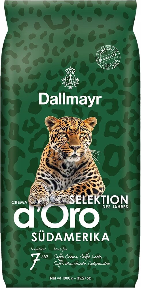 Кофе Dallmayr Crema d Oro Selektion SUDAMERIKA 1000гр.