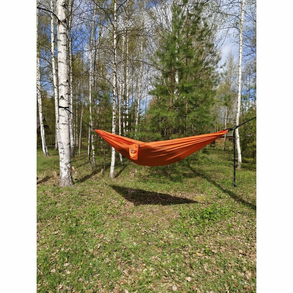 Гамак туристический одноместный Mormus Equip Ultralight Hammock оранжевый