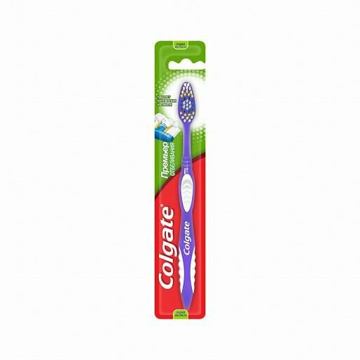 Colgate Зубная щетка Premier Отбеливающая, средняя