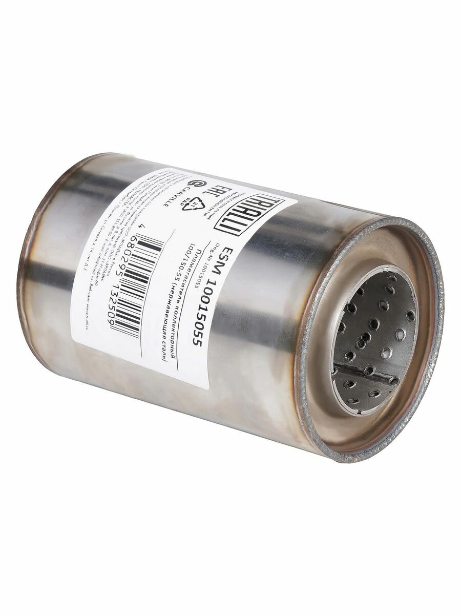 Пламегаситель коллекторный 100/150-55 (нерж. сталь) TRIALLI ESM 10015055