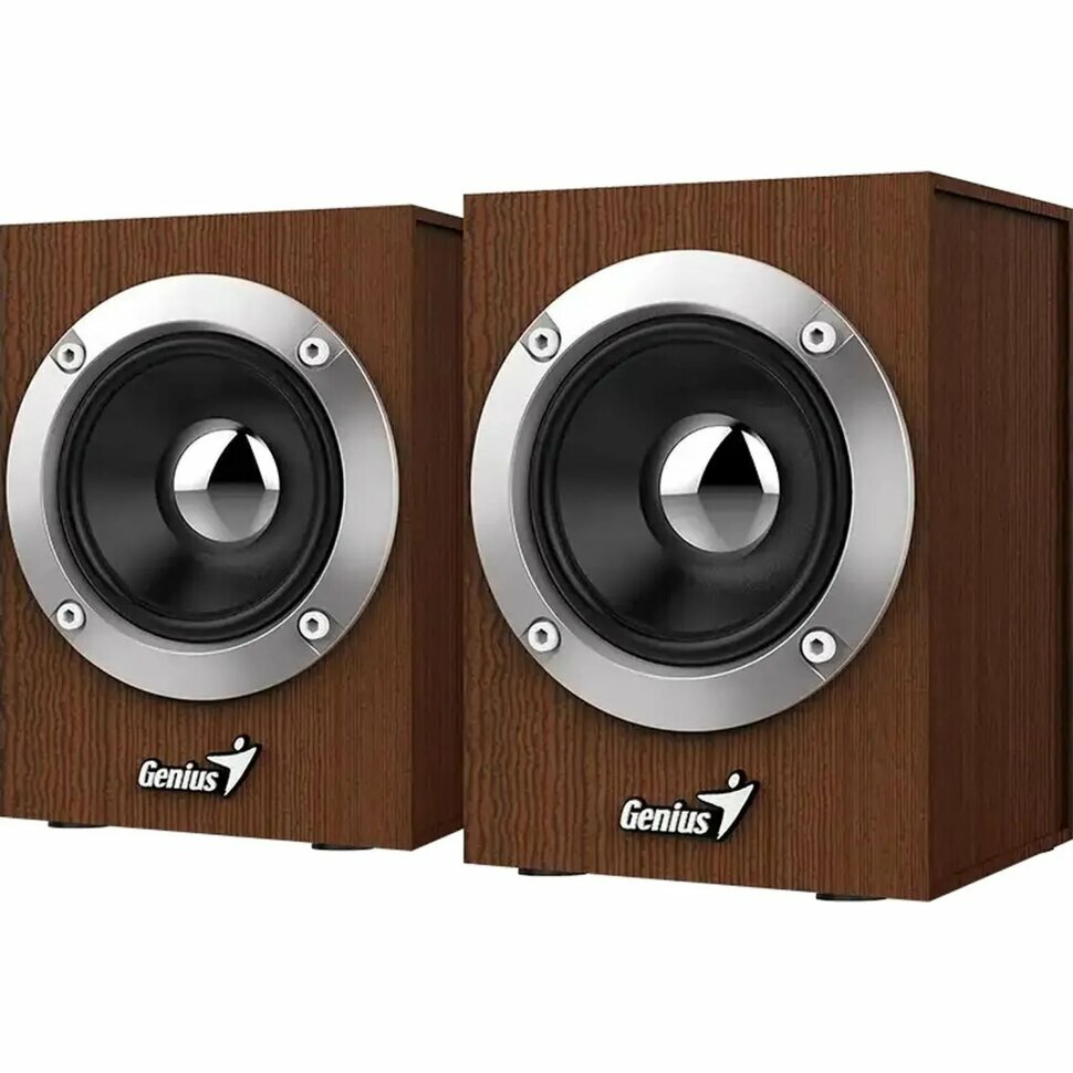 Колонки Genius компьютерные SP-HF280 дерево, 2317089
