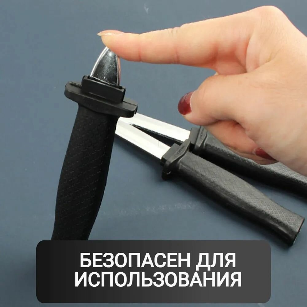 Бутафорский нож прикол со скрывающимся лезвием