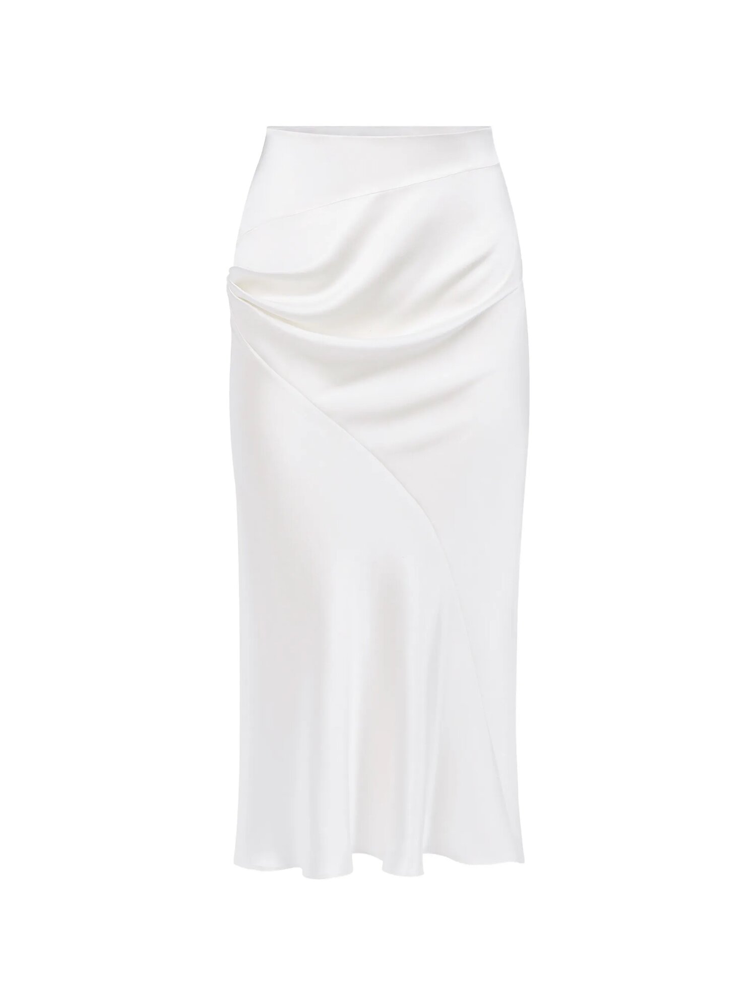 Юбка Asymmetrical draped midi skirt