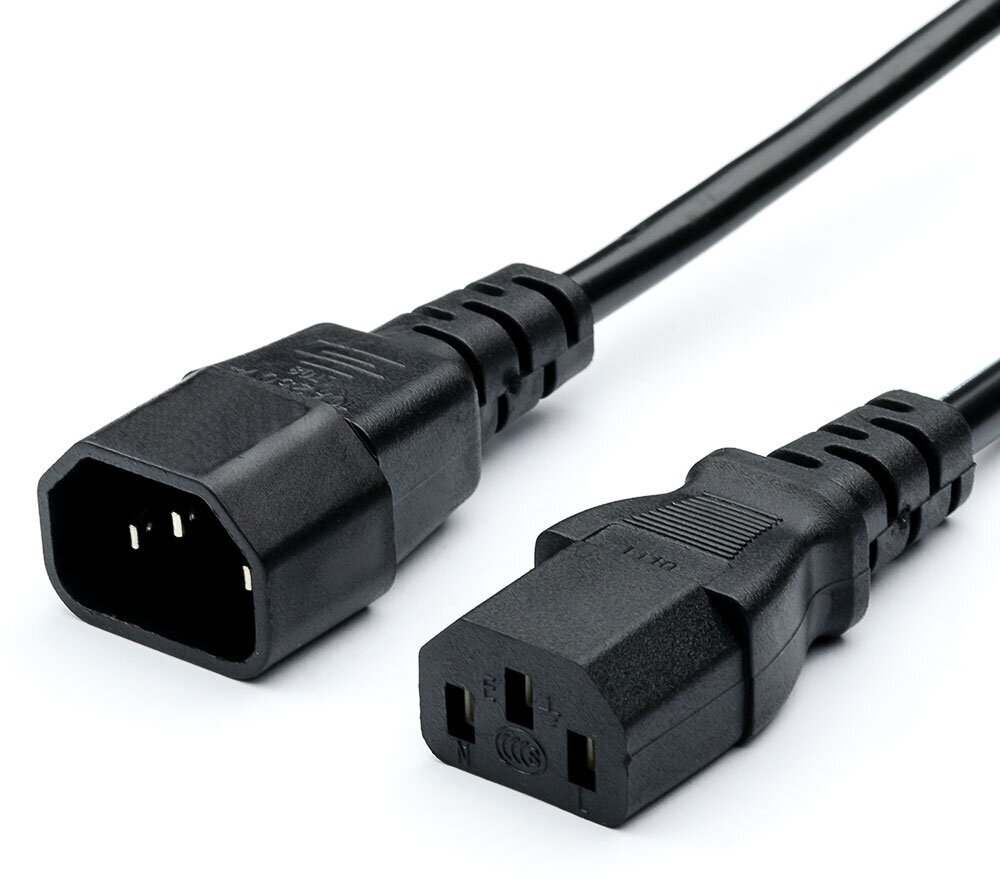 Кабель питания Atcom IEC 320 C13 - IEC 320 C14 1.8 м AT10117