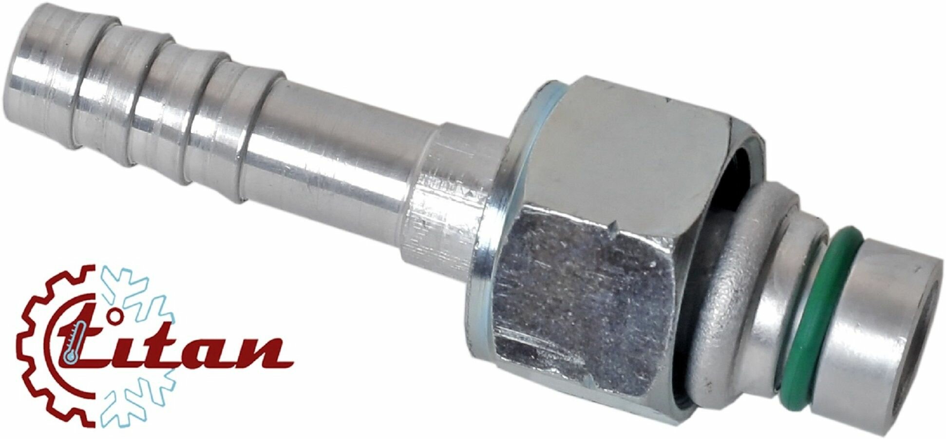 Фитинг алюминиевый 13мм 5/8 №10х180 NECK M24х1,5 TITAN
