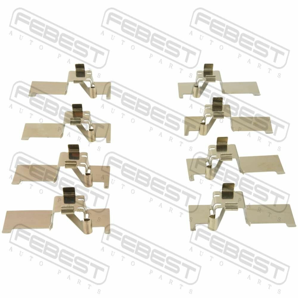 Монтажный комплект для дисковых колодок LEXUS ES2 350 300H ASV6, AVV60, GSV60 2012.06-201 FEBEST 0103-ACV40F