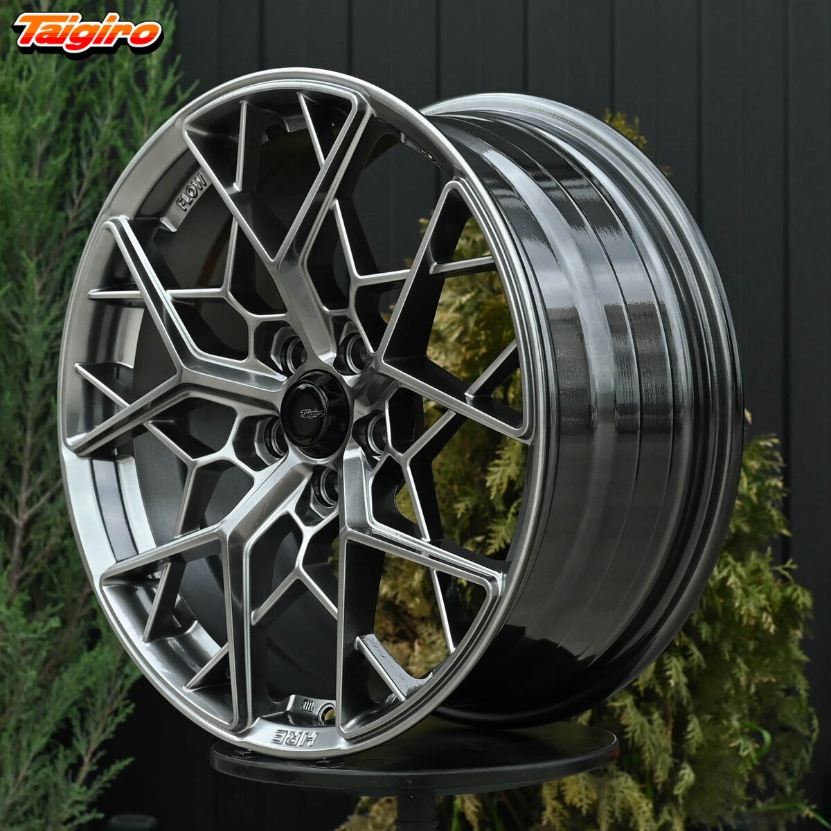 Комплект дисков R17 HRE FF10 Стиль 7.5J ET38 5*114.3 Темный хром (DX55)