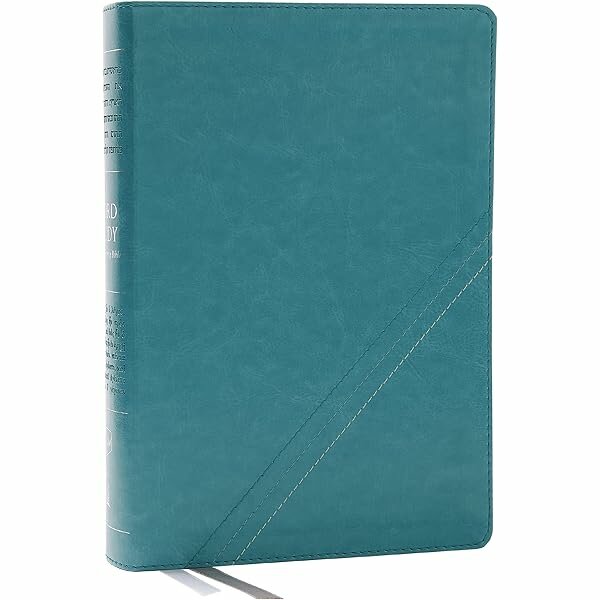 NKJV, Word Study Reference Bible, Leathersoft, Turquoise, Red Letter, Comfort Print: 2,000 Keywords that Unlock the Meaning of the Bible Reprinted books