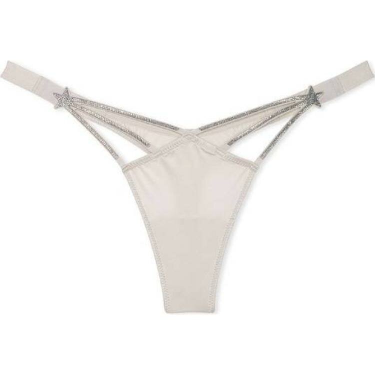 Струны женские Victoria's Secret Fashion Show Collection 24 Big Show Collection VERY SEXY, светло-серые, S EU