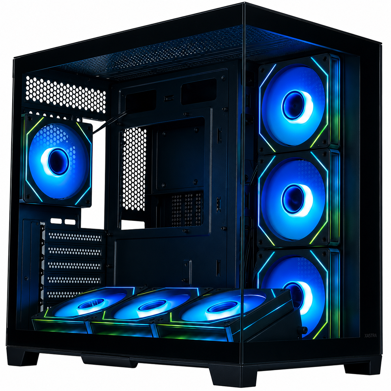 Корпус Midi-Tower XASTRA QW500 7ARGB-C10-UC Black (QW500-7FM12A-C10-UC)
