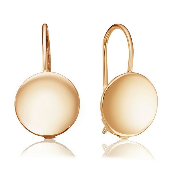 Серьги JEWELIN, красное золото, 585 проба