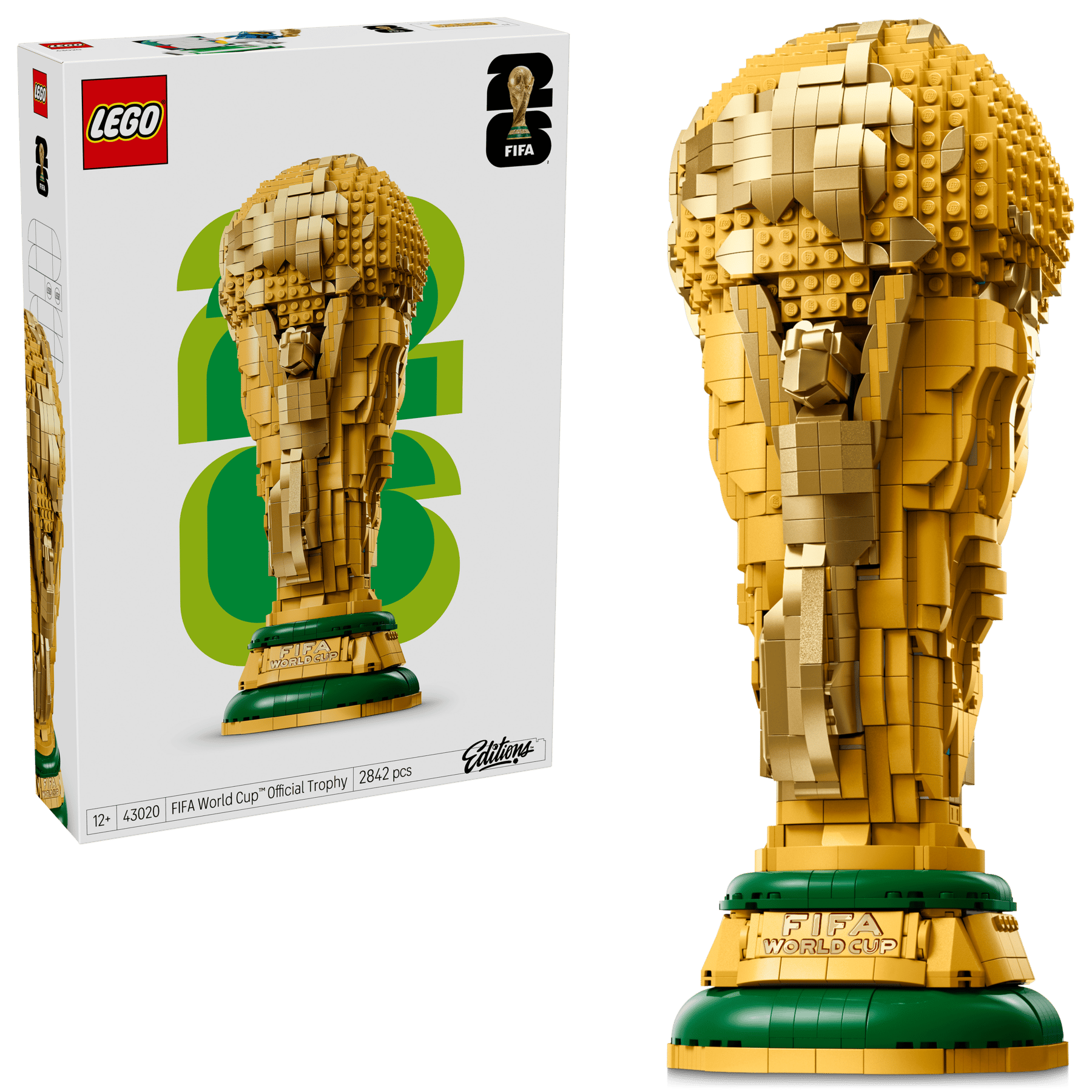 Конструктор LEGO Editions Кубок официальный трофей чемпионата мира по футболу FIFA 43020, 2842 дет.