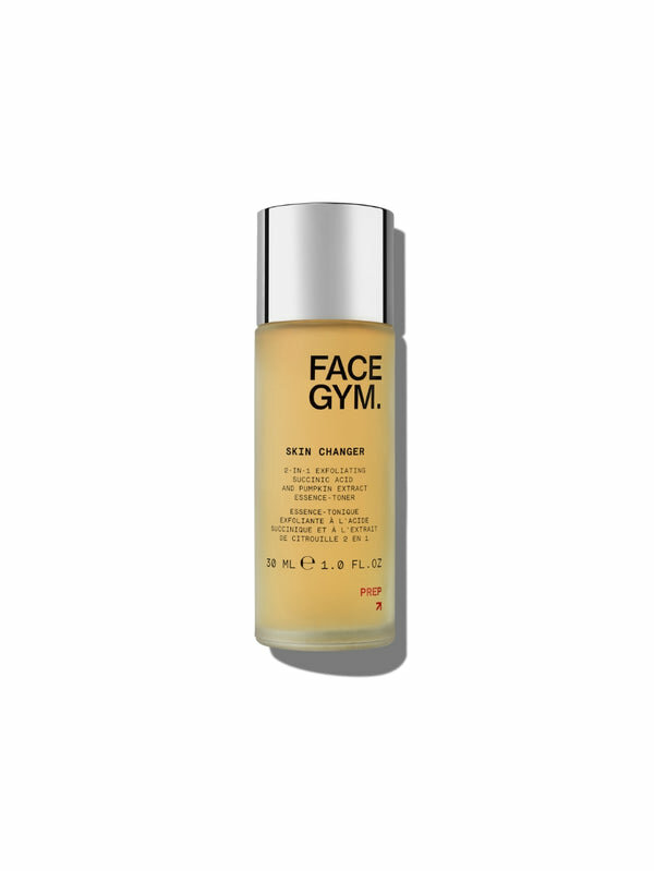 FACEGYM. Отшелушивающая эссенция-тонер 2-в-1 с янтарной кислотой и экстрактом тыквы Skin Changer, 30 мл