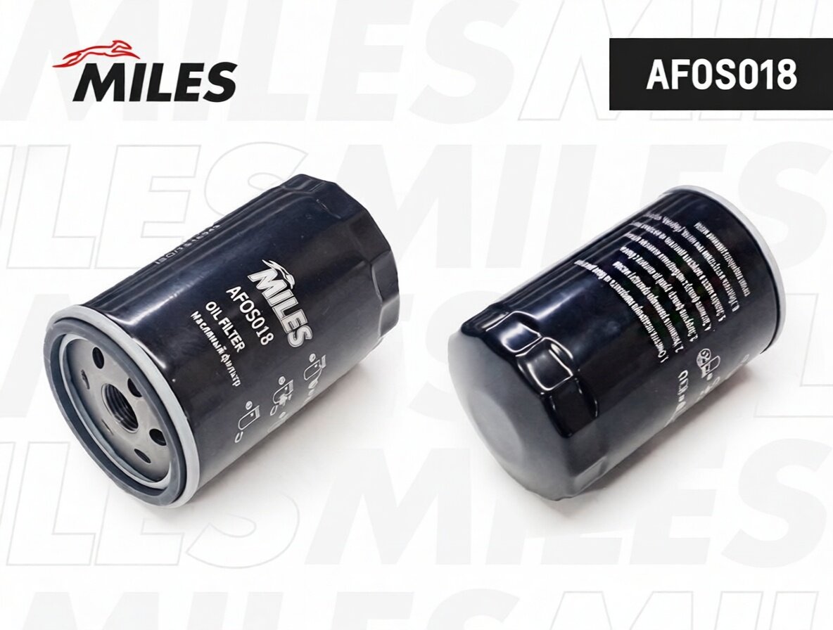 Фильтр масляный MERCEDES BENZ W201/124/126 1.8-3.0 (FILTRON OP573, MANN W719/13) AFOS018 Miles арт.