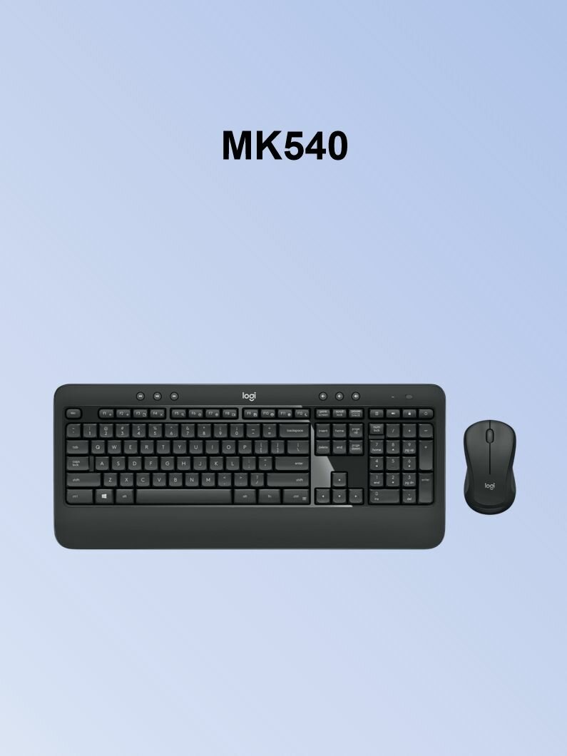 Комплект беспроводной клавиатура и мышь LOGITECH MK540 Advanced