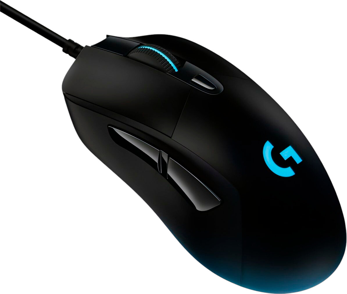 Мышь проводная Logitech G403 Hero, игровая, оптическая, USB, 25600dpi, черный (910-005636) Hero 25K, 40G, 20000000кликов — фото 1