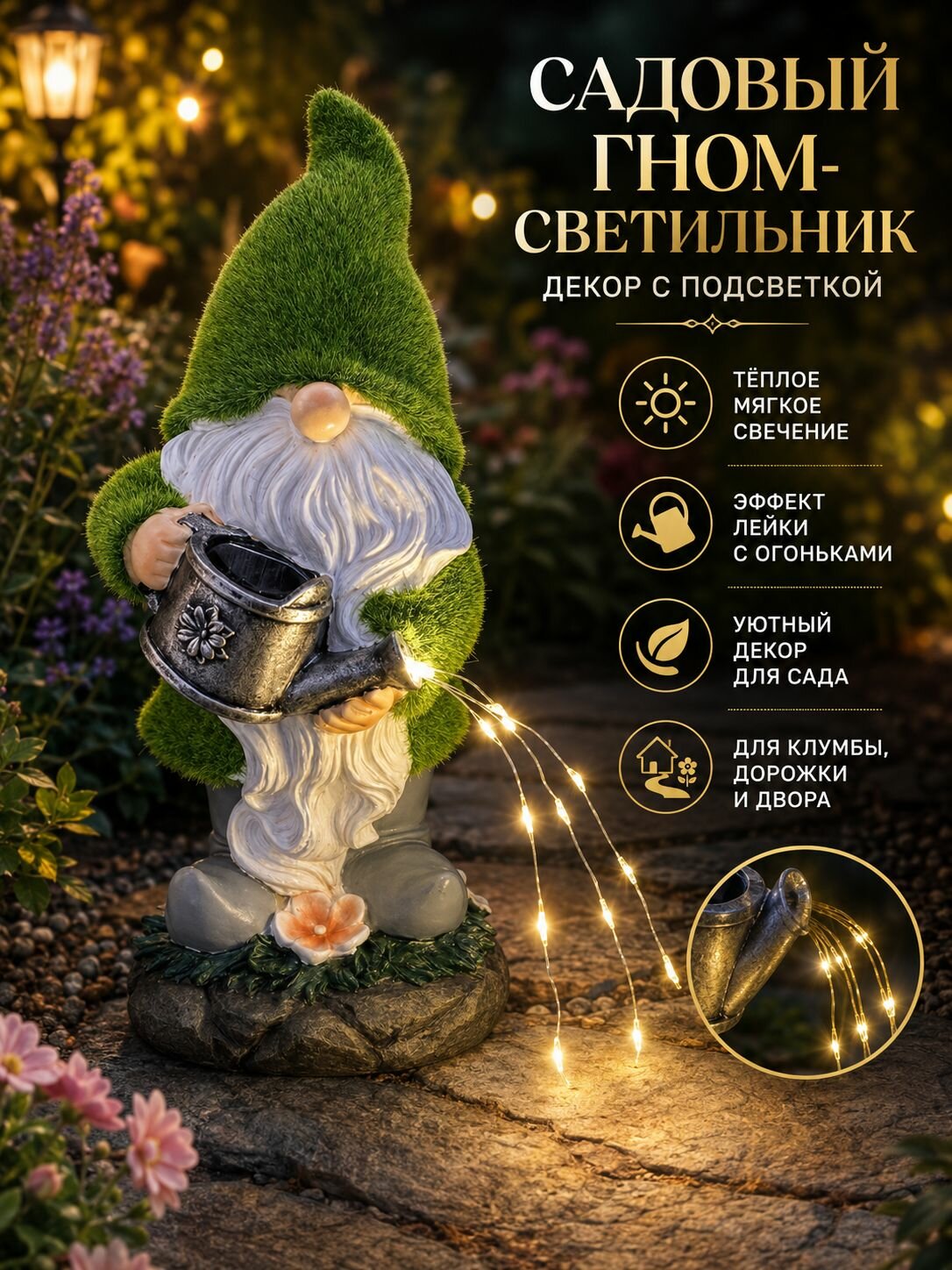 Фигурка садовая