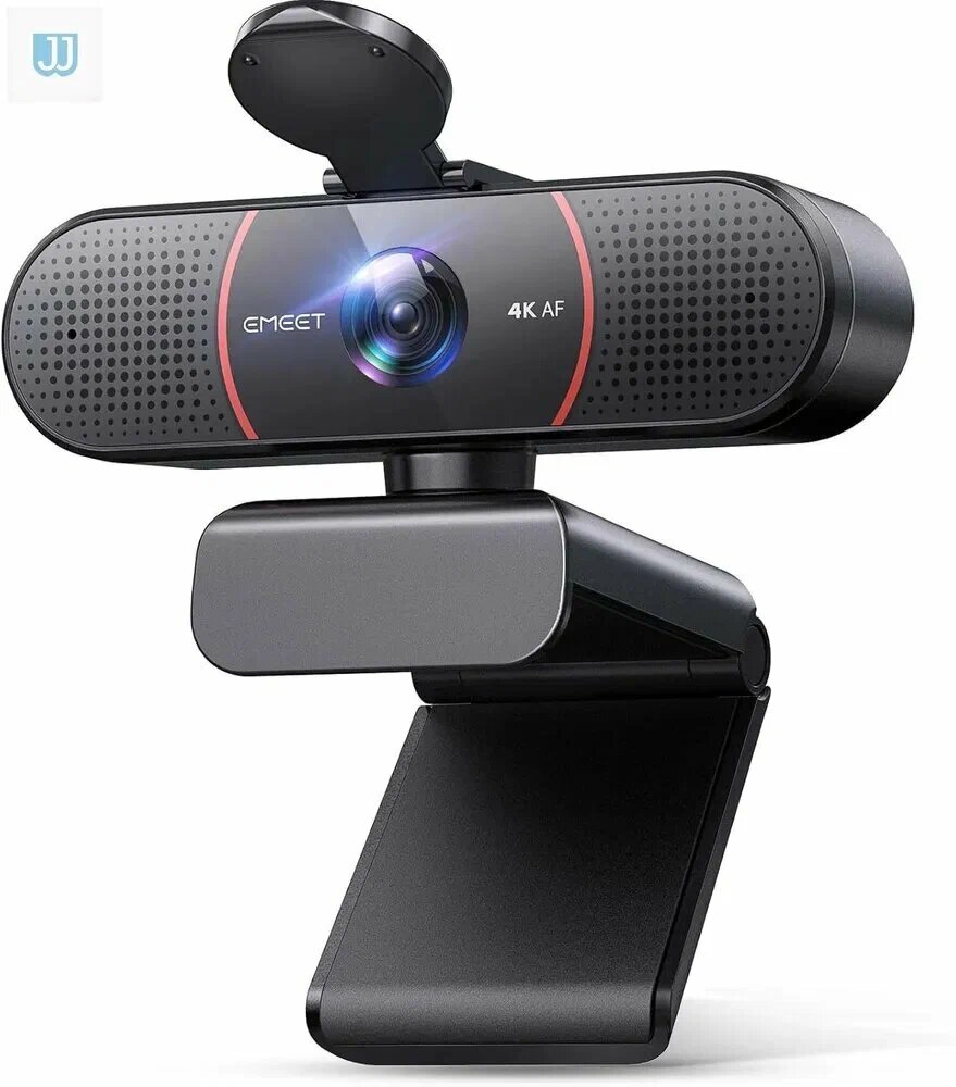 Компьютерная камера Emeet C960 4K с Ultra HD, автофокусом AF и встроенным двойным шумоподавляющим микрофоном