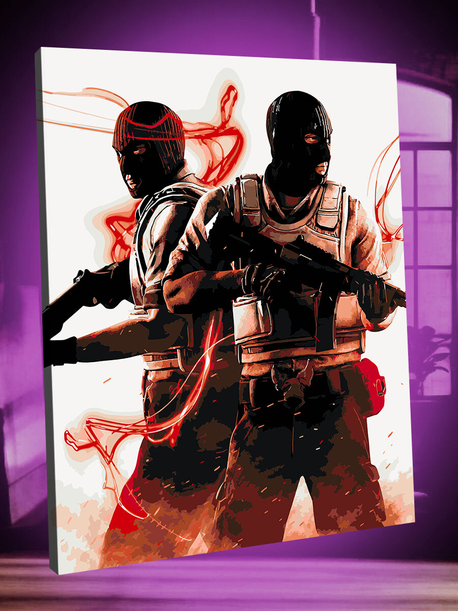 Картина по номерам по мотивам Counter Strike