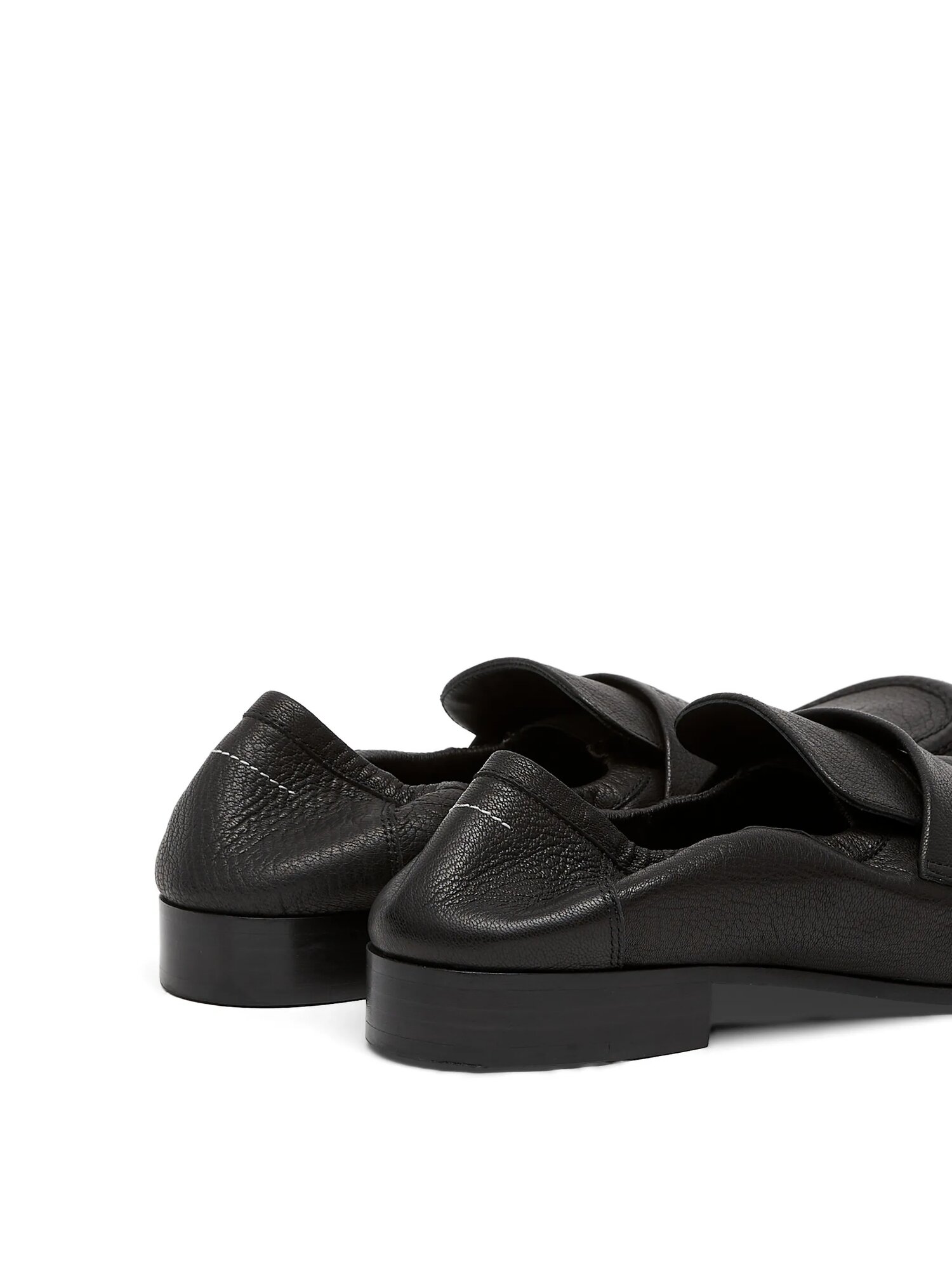 Лоферы MM6 Swing Toe, размер 42, black/black — фото 1