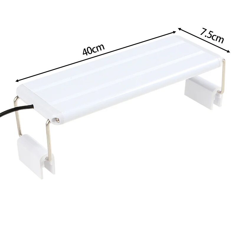 Аквариумный светильник clip-on, 40cm, 16Вт, синий, EU
