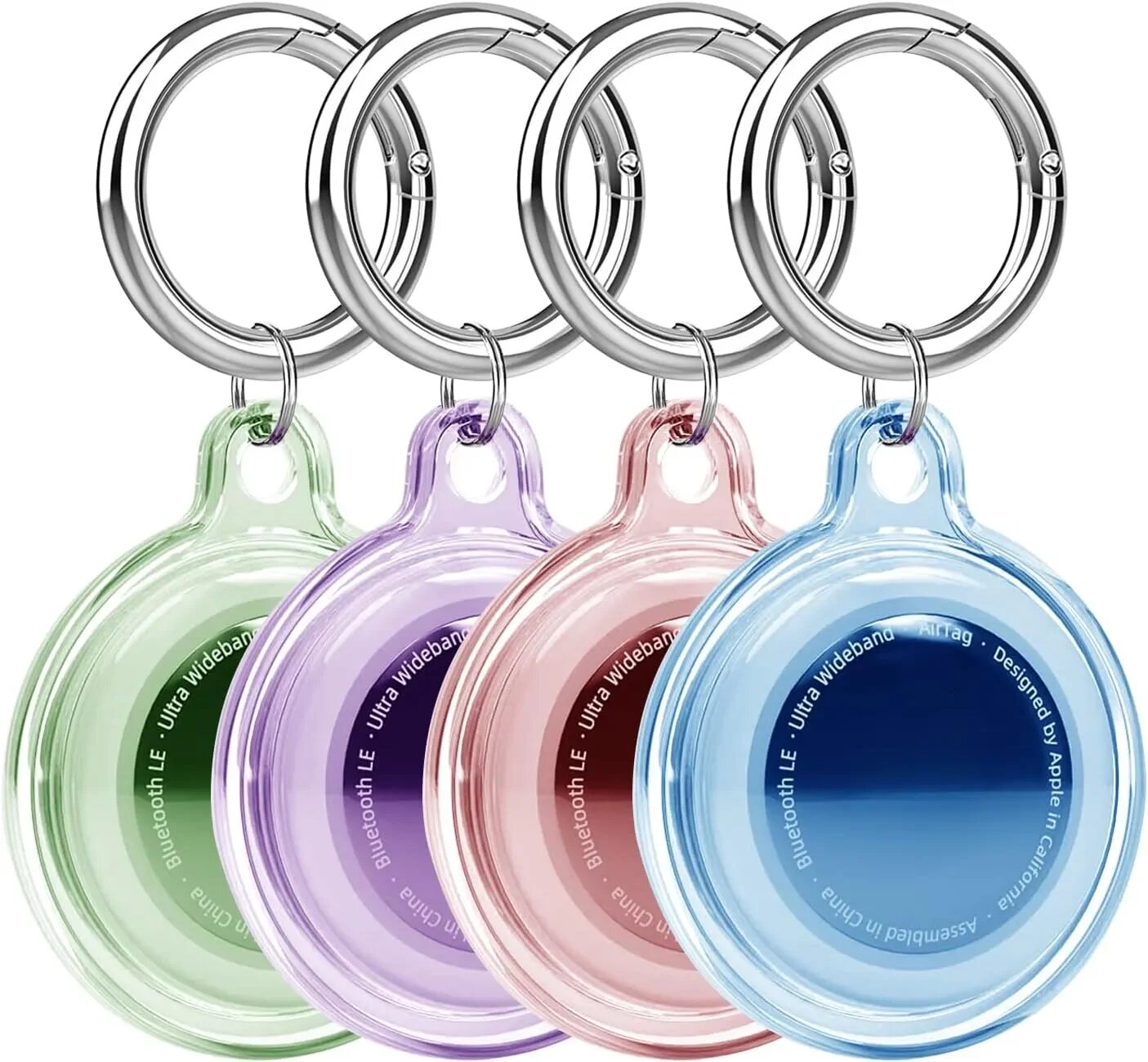 Водонепроницаемые брелоки для AirTag, набор из 8/4/2 штук 4 Colors -A