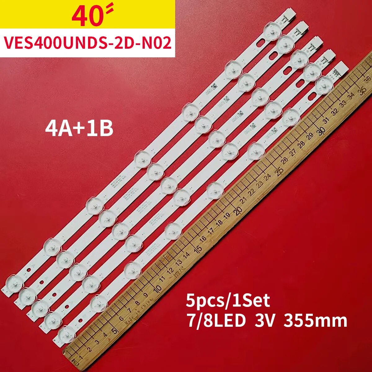 Светодиодные ленты для подсветки Toshiba 40S3653DB 40L1533DB 40L1553DB