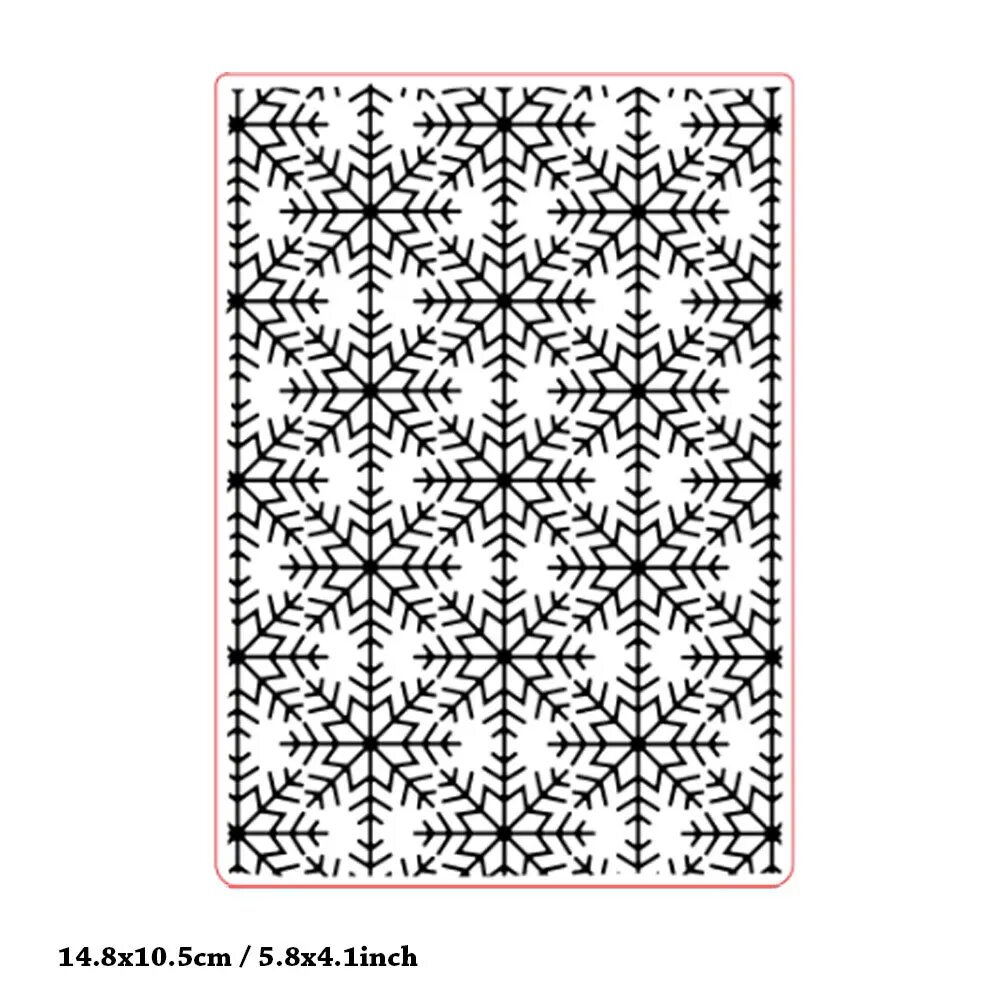 Трафарет для росписи EM357, 14.8x10.5 см