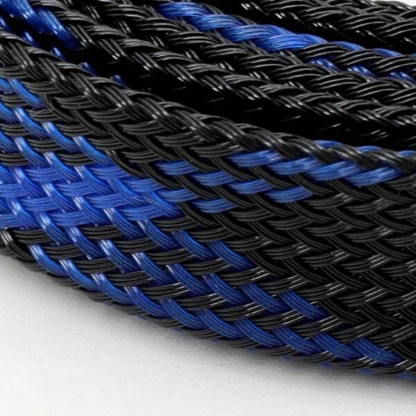 Кабельный рукав ПЭТ Black Blue Cross, 2 м, 14 мм