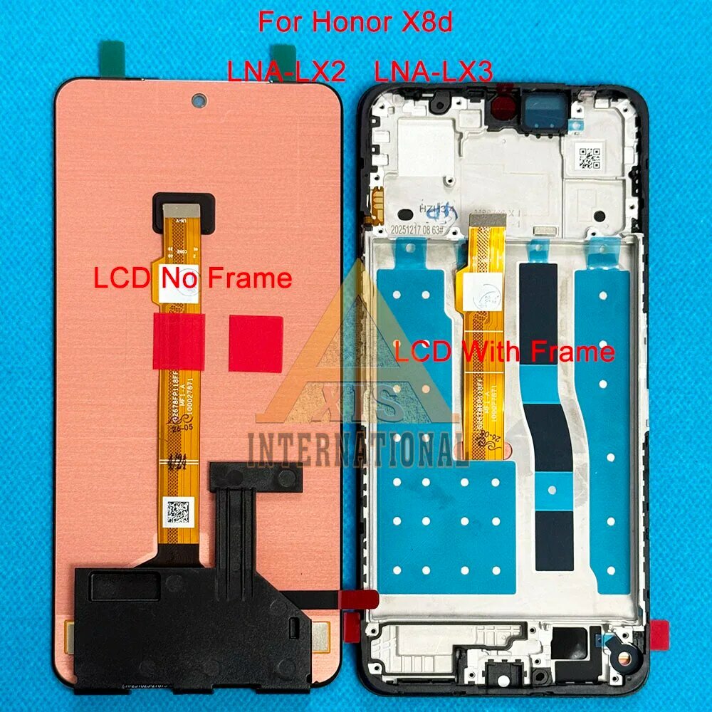 Оригинальный AMOLED-экран 6,7' для Huawei Honor X8C ABR-LX1, сенсорный дигитайзер X8D LCD NO Frame