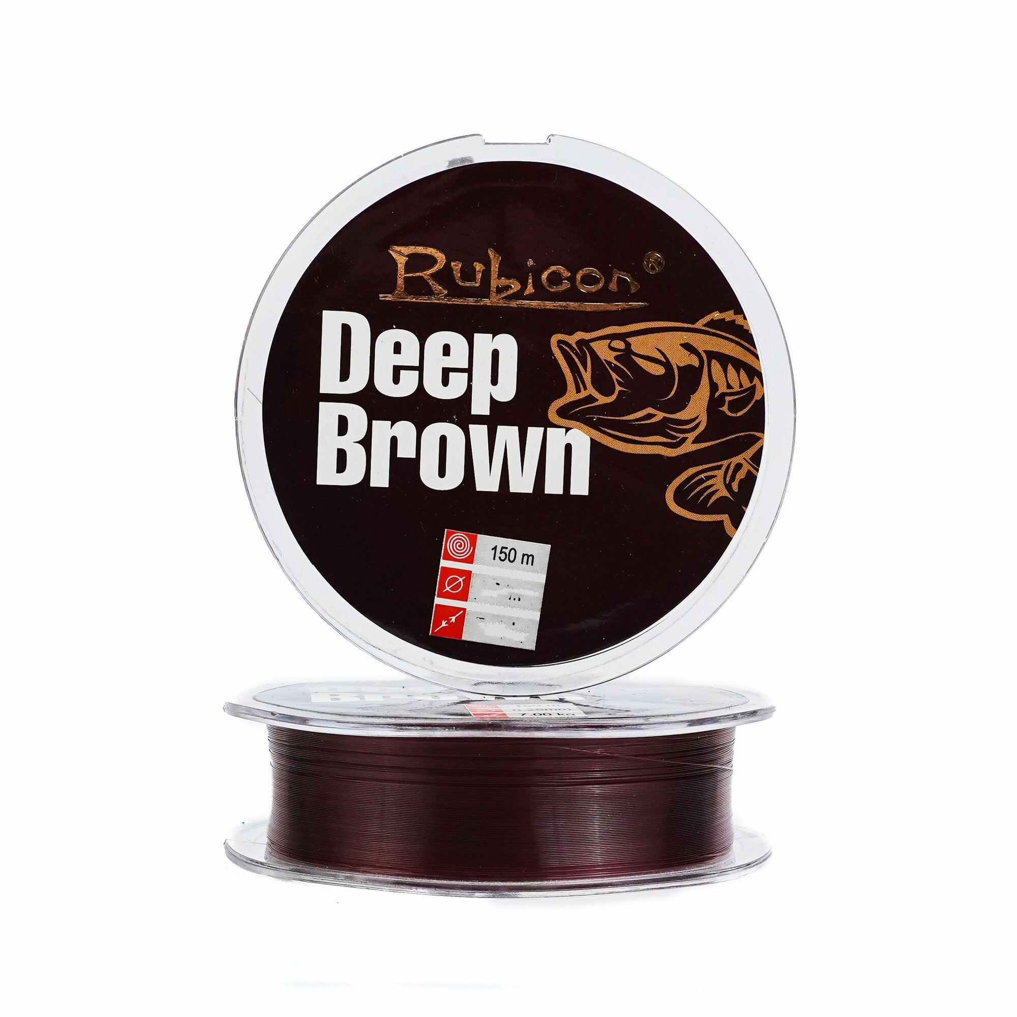 Монофильная леска для рыбалки RUBICON Deep Brown 150 м 0,50 мм