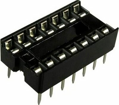 SCS-14 (DS1009-14AN), DIP панель 14 контактов узкая / 15 штук