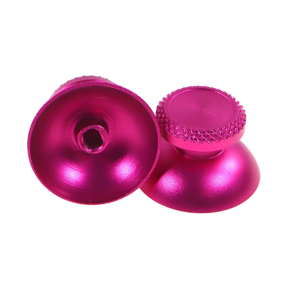 2 шт. металлические колпачки для джойстиков XINGZEZE для PS5 Rose Red