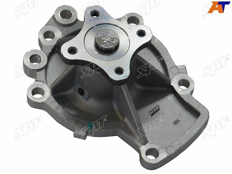 . SAT Насос водяного охлаждения (помпа) для NISSAN PRIMERA P10/11 90-01/SUNNY N14 90-96 SR18/20DE (с прокладкой)