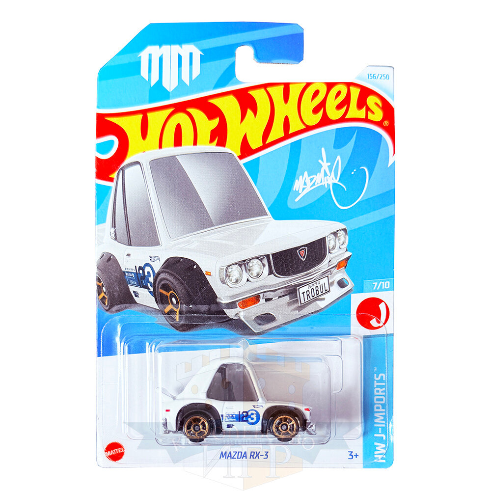 Машинка Mattel Hot Wheels Mazda RX-3, арт. HTD77 156/250, коллекционная
