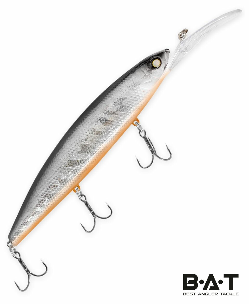 Воблер для рыбалки и троллинга BAT Bali Dip BT058 130mm,26g. 0-3 floating, цвет: C204