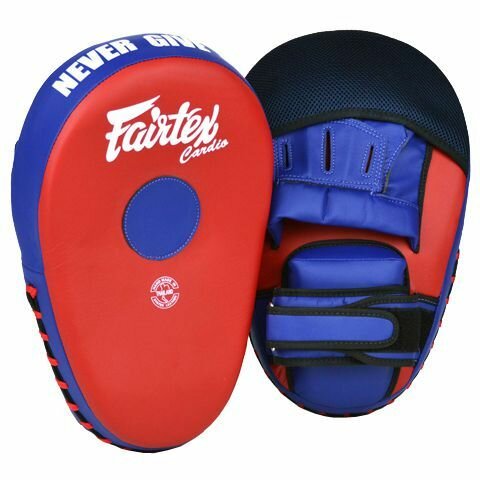 Лапы боксерские Fairtex FMV13 red blue
