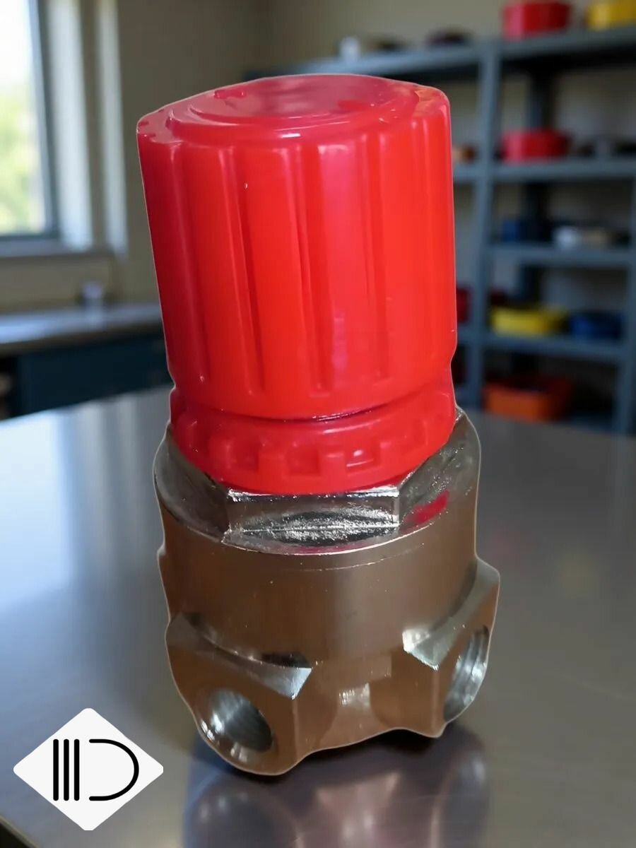 Регулятор давления для компрессора присоединительная резьба F1/4"-F1/8"-F1/4"-F1/4" 4603